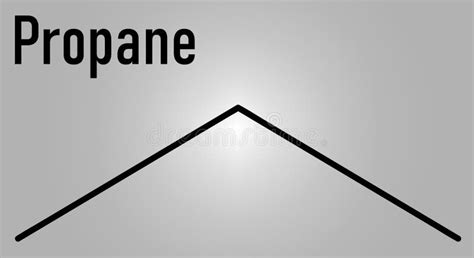 Propane Skeletal Structure