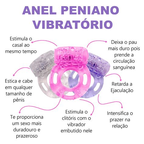 Anel Peniano Masculino E Vibrador Feminino De Clítoris Sex Shop