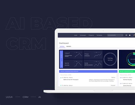 Ai Based Crm System On Behance