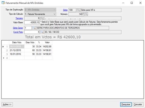 Faturamento Manual De Nfs Rufus Lemure