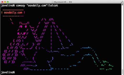 Get A Rainbow Of Colors For Terminal Command Output With Lolcat