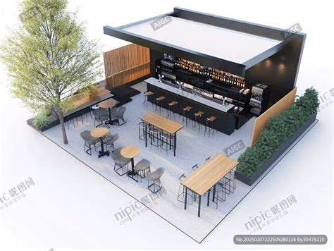 Ai创作图户外特色餐饮店 户外饮品店 露天茶饮店 露天咖啡馆设计 户外咖啡厅茶餐厅设计 烧烤摊位设计 户外美食广场 大排档摊位设计 柠檬茶摊位