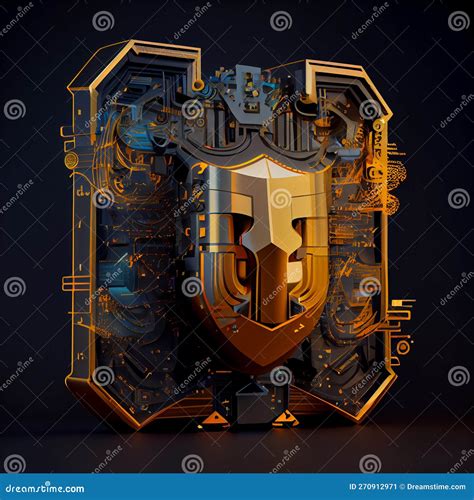 Cyber Security Technology Concept Generative Ai Stock Image Image Of Concept Data 270912971