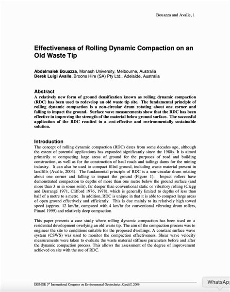 Impact Rolling High Energy Impact Compaction Insitutek
