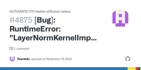 Bug Runtimeerror Layernormkernelimpl Not Implemented For Half · Issue 4875