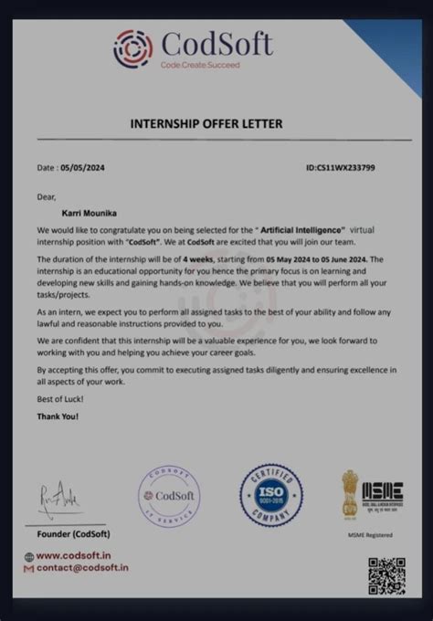 Mounika Karri On Linkedin Pythondevelopment Internship Codsoft