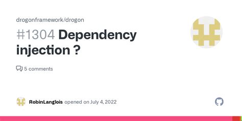 dependency injection · issue 1304 · drogonframework drogon · github