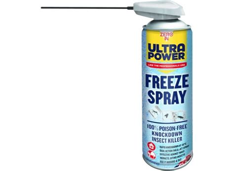 Zero In Zer569 Freeze Spray 100 Poison Free Insect Killer Only £5 28