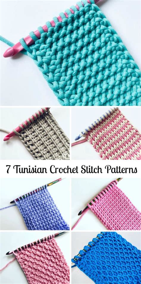 7 Tunisian Crochet Stitch Patterns For Beginners Artofit