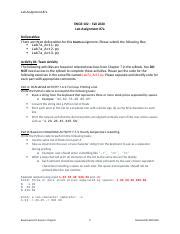 LabAssignment 7a F20 2 Docx Lab Assignment 7a ENGR 102 Fall 2020 Lab Assignment 7a