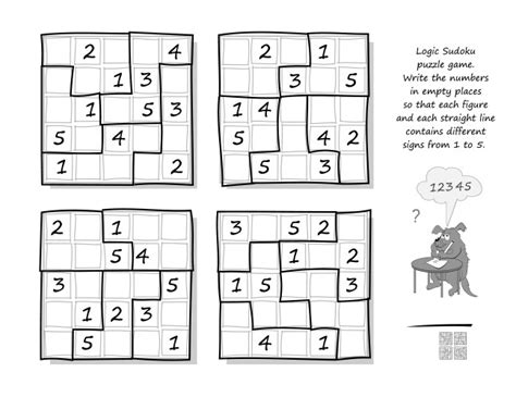 Sudoku Education Game Musical Instruments Use Vector Image