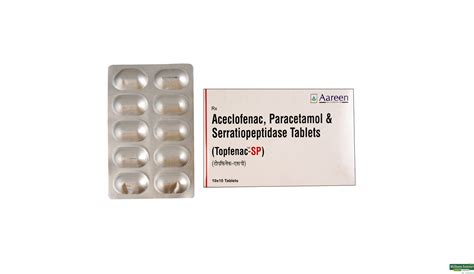 Buy Topfenac Sp 10 Tablets Online At Best Prices Wellness Forever