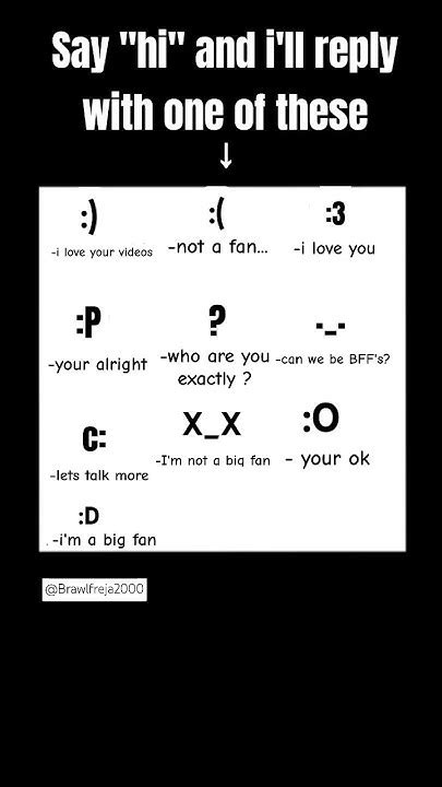 Say Hi And Ill Reply With One Of These ↑ Youtube