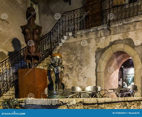 Hr Giger Sculpture Editorial Stock Image Image Of Swiss 25584504