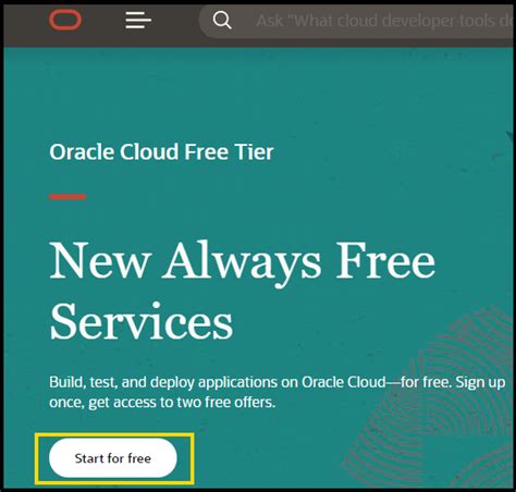 o que é oracle cloud “always free services”