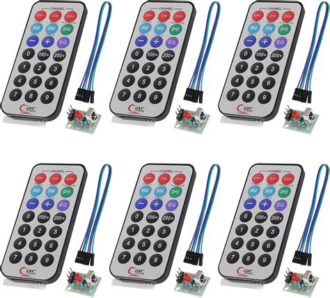 Jp Xiitia 赤外線赤外線リモートコントロールセンサーモジュールキット 21キーコントローラーとレシーバー