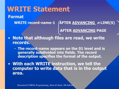 Ppt Chapter 4 Coding Complete Cobol Programs Powerpoint Presentation Id 236934