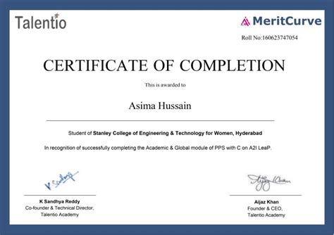 Asima Hussain On Linkedin Talentio Meritcurve
