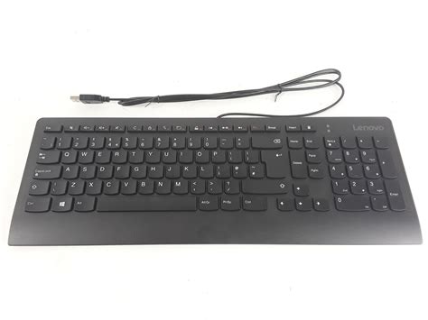 Lenovo Ppq Sk 8821 Keyboard Slim Usb Kabelgebunden Qwerty Schwarz Neu