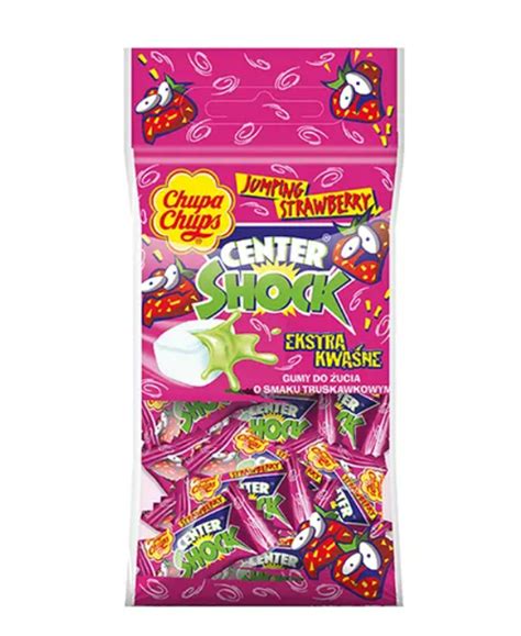 Кислые жвачки шок Center Shock Strawberry с 90х 36 г от продавца ...