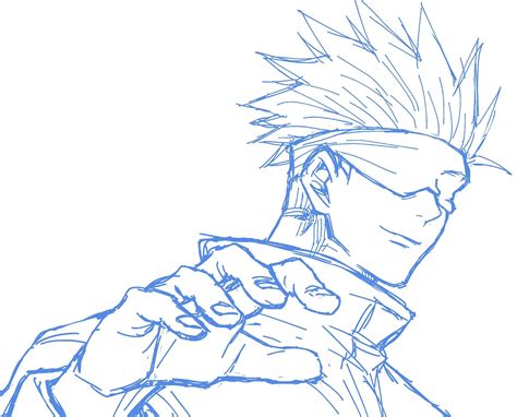 Gojo Satoru Line Art Jujutsu Kaisen Gallery My XXX Hot Girl