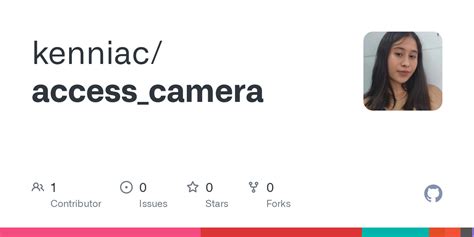 GitHub Kenniac Access Camera