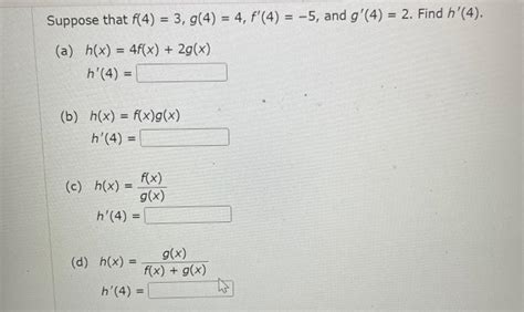 Solved Find F X And F X F X X Ex F X F X Suppose Chegg Com