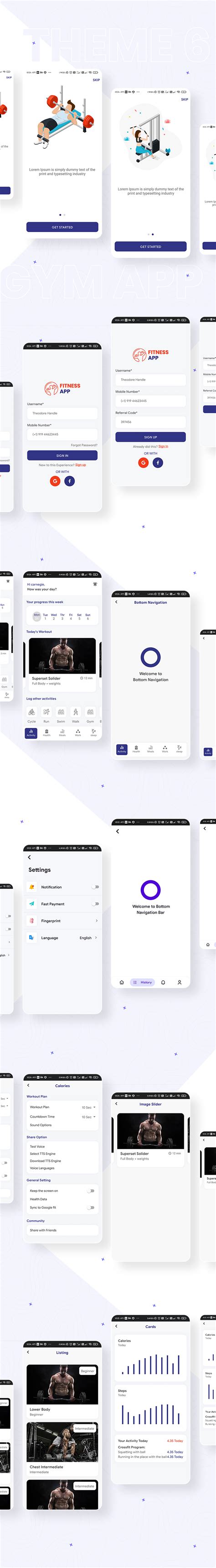 Prokit Flutter Ui Kit Flutter Ui Design Templates Buy Apps Themes Ui Templates Plugins