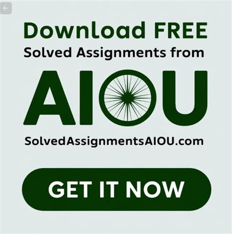 Aiou Solved Assignments Spring 2025 Downloads For Matric To Ba