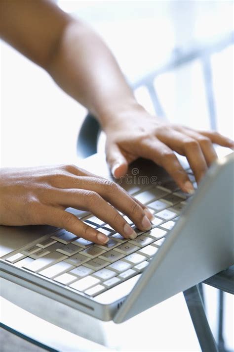 Hands Typing On Keyboard Stock Image Image Of Female 2044989
