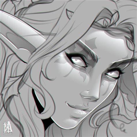 Mischi ⚔ Portrait Giveaway Pinned On Twitter ️ 🖤🤍