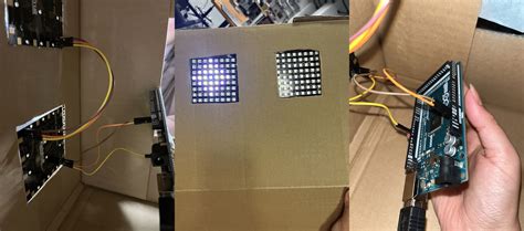 C How Do We Mirror Two 8x8 Adafruit Neopixels So That They Are Synced And Showing The Same