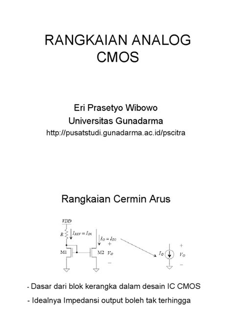 Rangkaian Analog Pdf