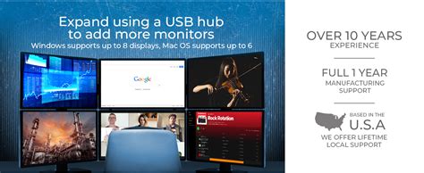 Amazon Com OREI SplitExtend HDMI Splitter Extended Display For Dual Monitor Multi Monitor