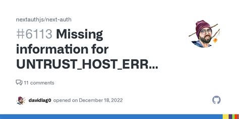 missing information for untrust host error server error · issue 6113