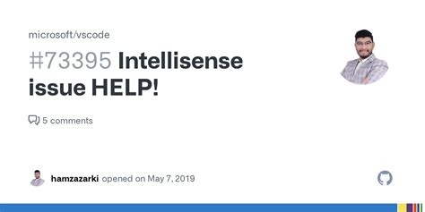 Intellisense Issue HELP Issue 73395 Microsoft Vscode GitHub