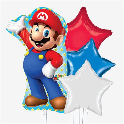 Super Mario Balloons Box Balloons Helium Balloon Delivery