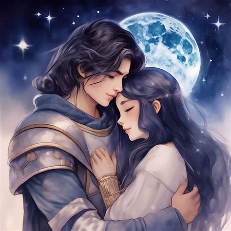 Kindred Spirits A Magical World A Young Man A Moon Knight A Girl