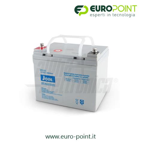 BATTERIA RICARICABILE AL PIOMBO V Ah PIOMBO Euro Point