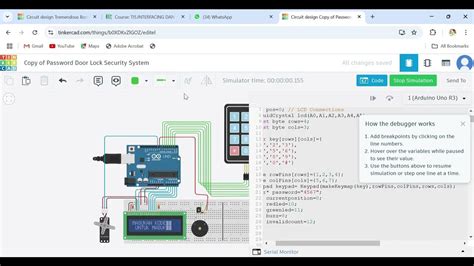 Sistem Keamanan Berbasis Arduino Menggunakan Keypad Lcd Dan Buzzer Youtube
