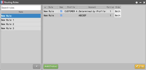 Creating A Routing Rule In Tt Routing Rules Help And Tutorials