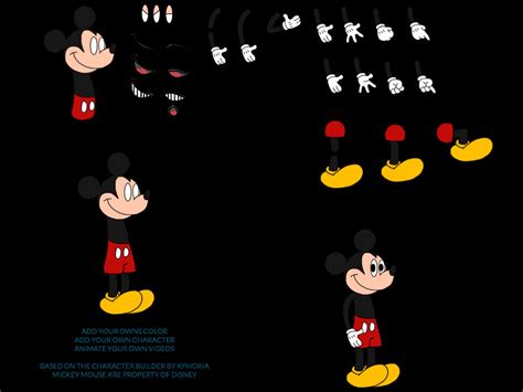 Character Builder Mickey Mouse Modern Style By Hakunamatata15 On Deviantart