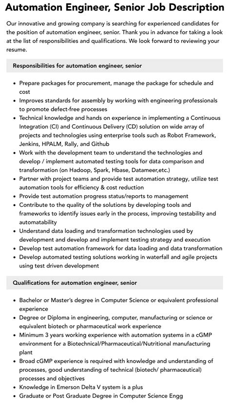 Home Automation Job Description At Helen Williamson Blog