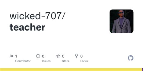 GitHub Wicked 707 Teacher GitHub Wicked 707 Teacher