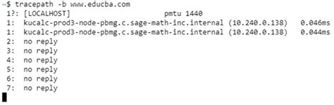 linux tracepath top 7 examples of linux tracepath command