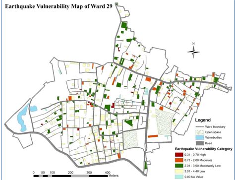 Map 5 1 Earthquake Vulnerability Map Of Ward 29