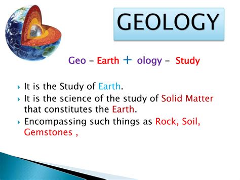 Geology Ppt PPTX