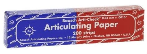 Артикуляційний папір (Articulating paper) BK-80 Bausch (Бауш). DentalMarket