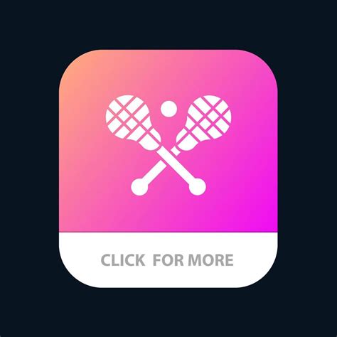 Crosse Lacrosse Stick Sticks Mobile App Button Android And Ios Glyph