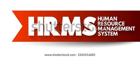 Hrms Human Resource Management System Suite Stock Vector Royalty Free 2265416681 Shutterstock